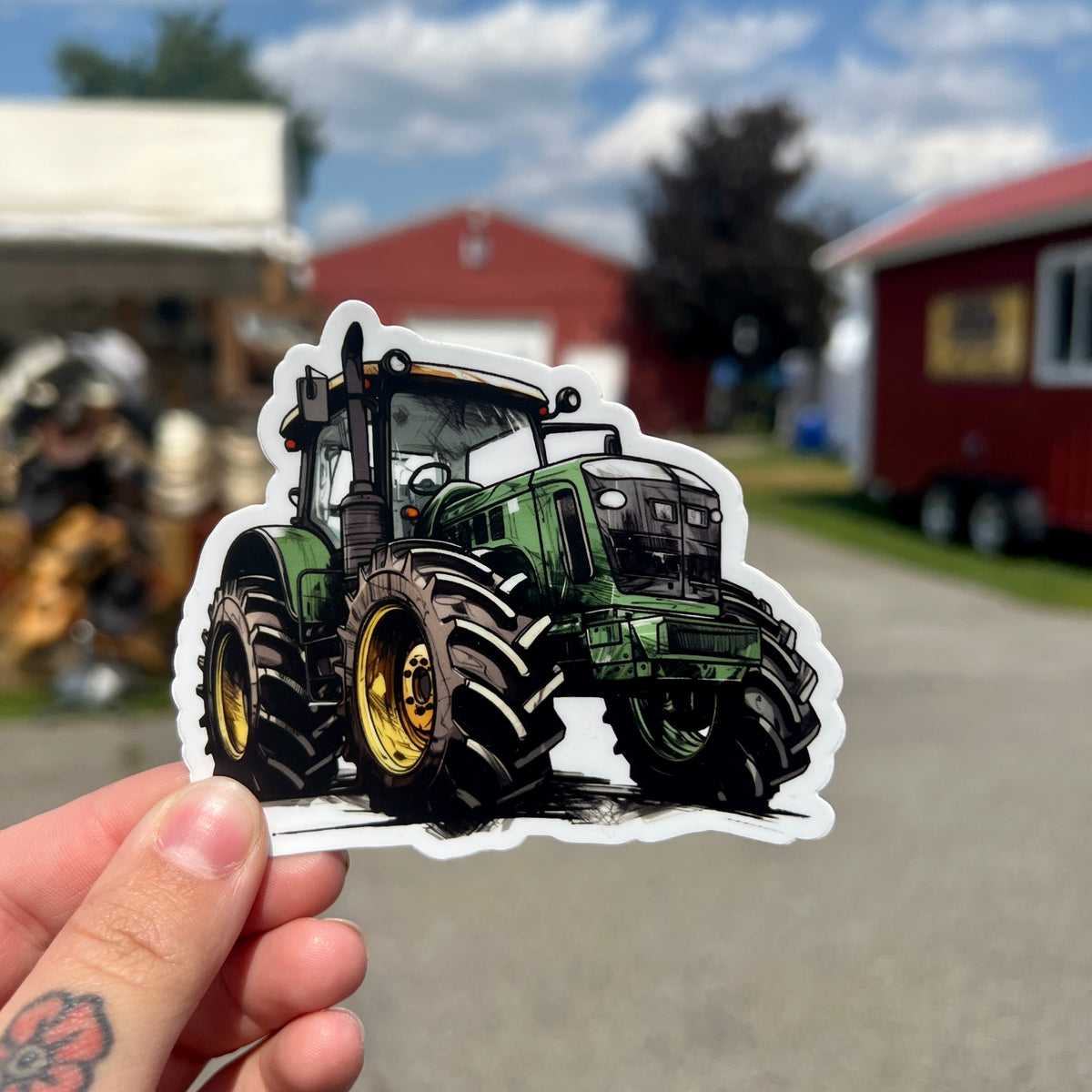 Tractor Sticker Decal for Farmers – 208 Tees