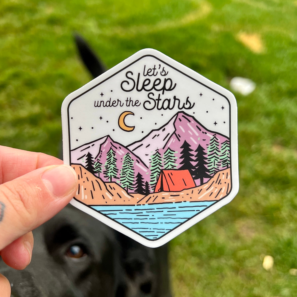 Sleep Under Stars Sticker – 208 Tees