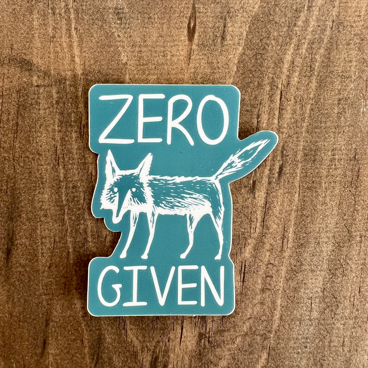 Zero Fox Given Sticker Decal – 208 Tees